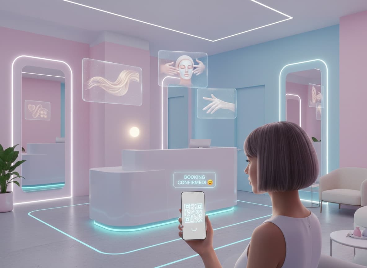 Beauty Marketing with QR Bookings and Visual Portfolio - Visu Network